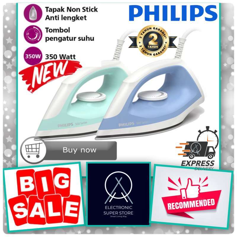 Promo SETRIKA LISTRIK PHILIPS DST0510 DST-0510 SUPER LOW WATT PHILIPS ...
