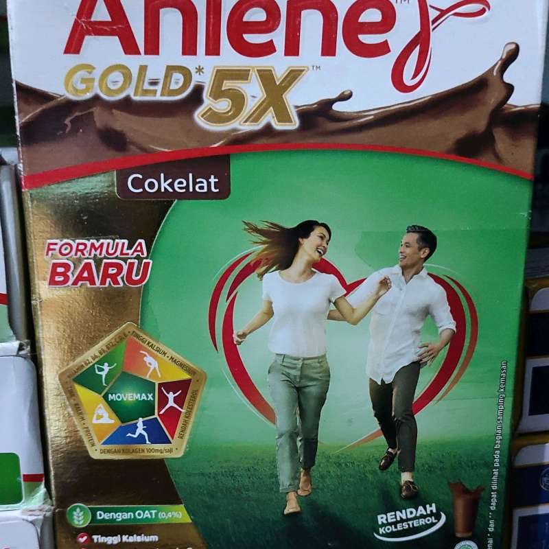 Jual ANLENE GOLD 5X 250gr/240gr - COKLAT/VANILA/ORIGINAL - COKLAT 5X ...