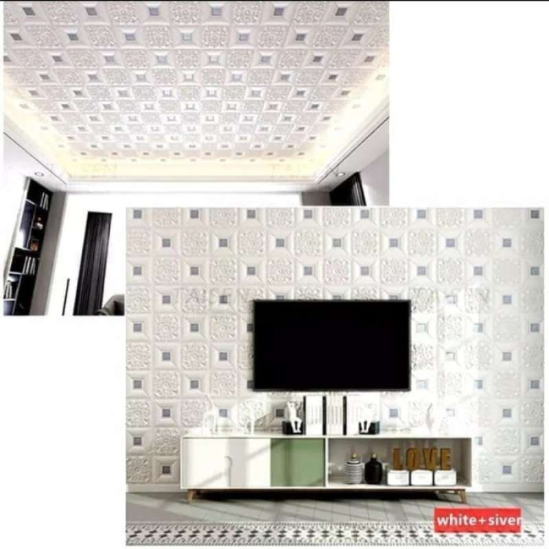 Promo Foam Kayu - Wallpaper Foam Wood 3D Serat Batik Timbul ...
