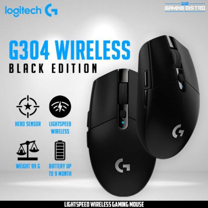 Promo Mouse Gaming Logitech G304 Lightspeed Wireless Diskon 15% di ...