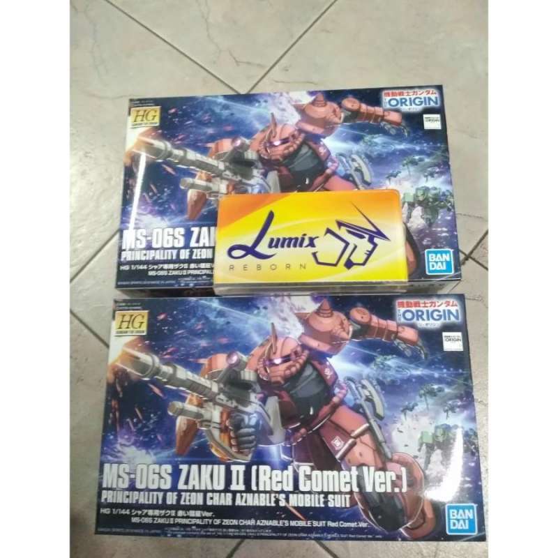 Jual HG 1/144 Zaku II Red Comet Ver. - Gundam Origin Bandai di Seller ...