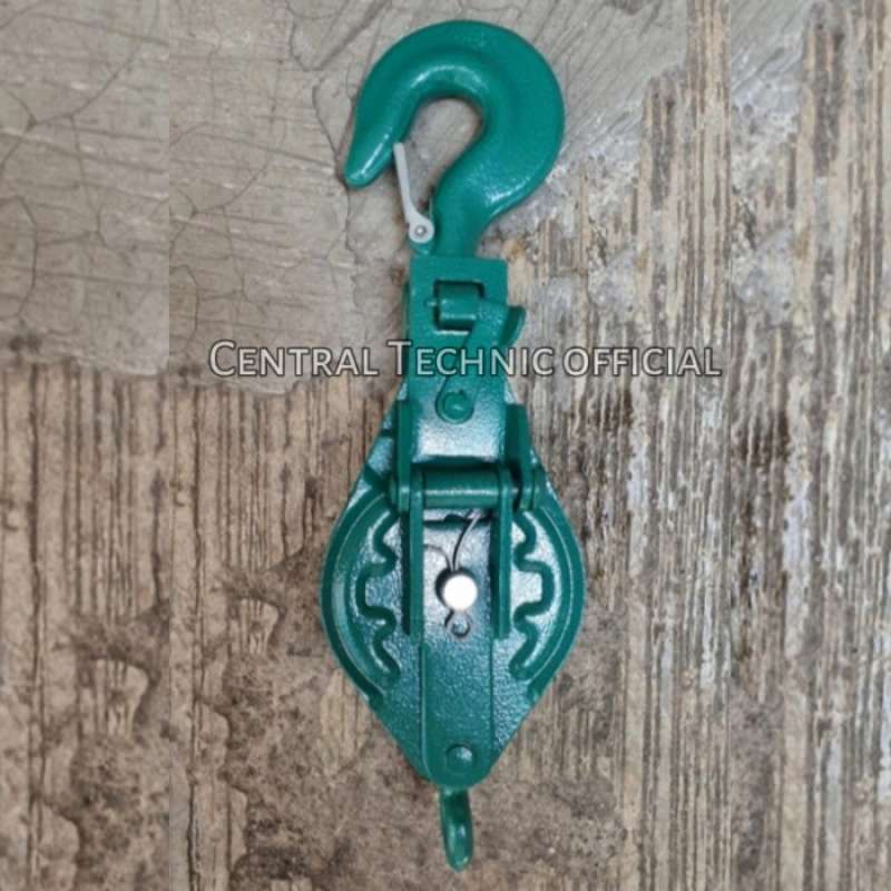Promo Snatch Block Satu Jalur Cap 0,5 Ton Block Pulley Sling 500 Kg ...