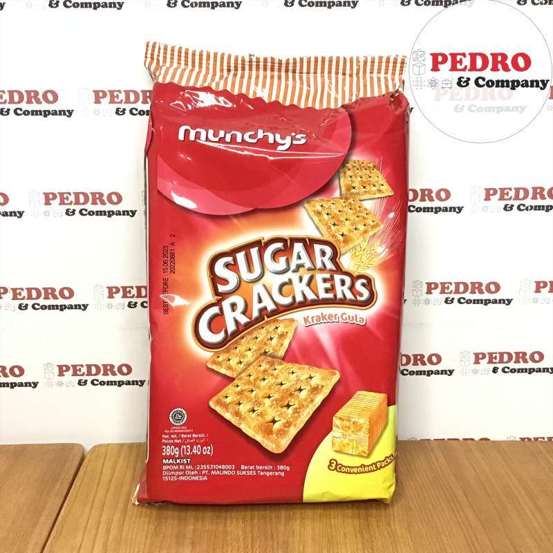 Jual Munchys sugar crackers 380 gr - biskuit gula kreker di Seller ...