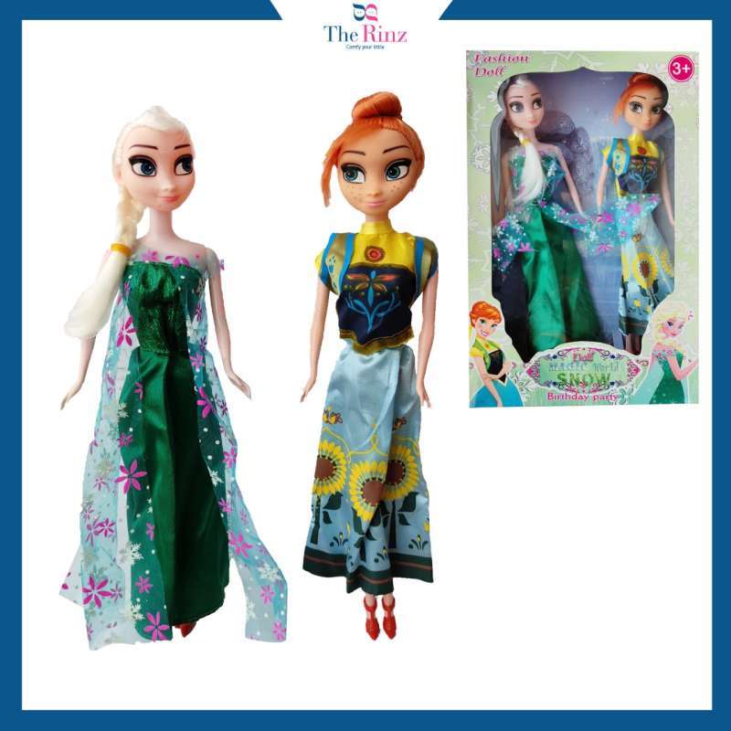 Jual Mainan boneka berbi frozen elsa anna carnation / Boneka Koleksi ...