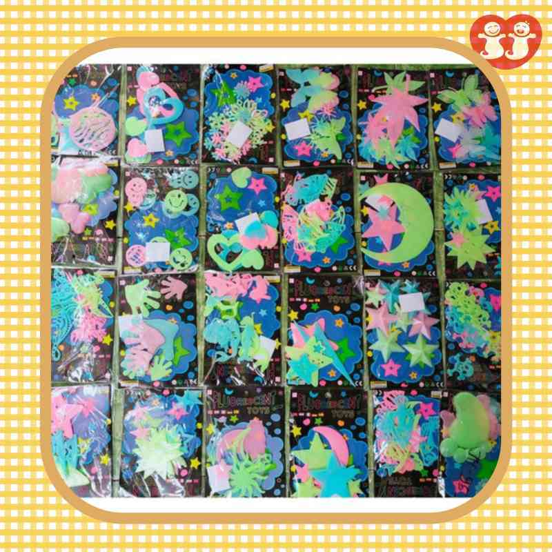 Jual Stiker 3d Glow In The Dark Jumbo/ Sticker Dinding Menyala Di ...