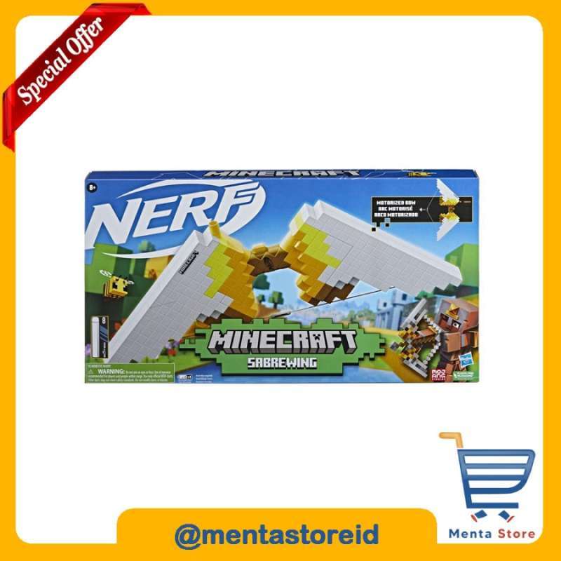 Promo Nerf Minecraft Dungeons Sabrewing Motorized Bow Diskon 63% Di ...