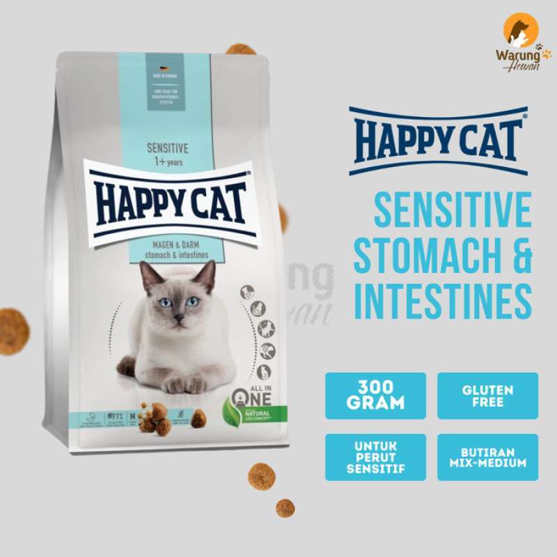 Jual Happy Cat Sensitive Stomach And Intestines 4 Kg di Seller Widya ...