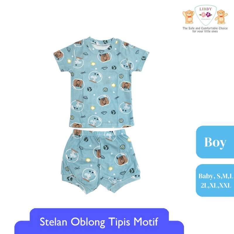 Promo Libby Baby Setelan Oblong Tipis Celana Pendek Motif Warna Terbaru ... Promo Libby Baby Setelan Oblong Tipis Celana Pendek Motif Warna Terbaru ...