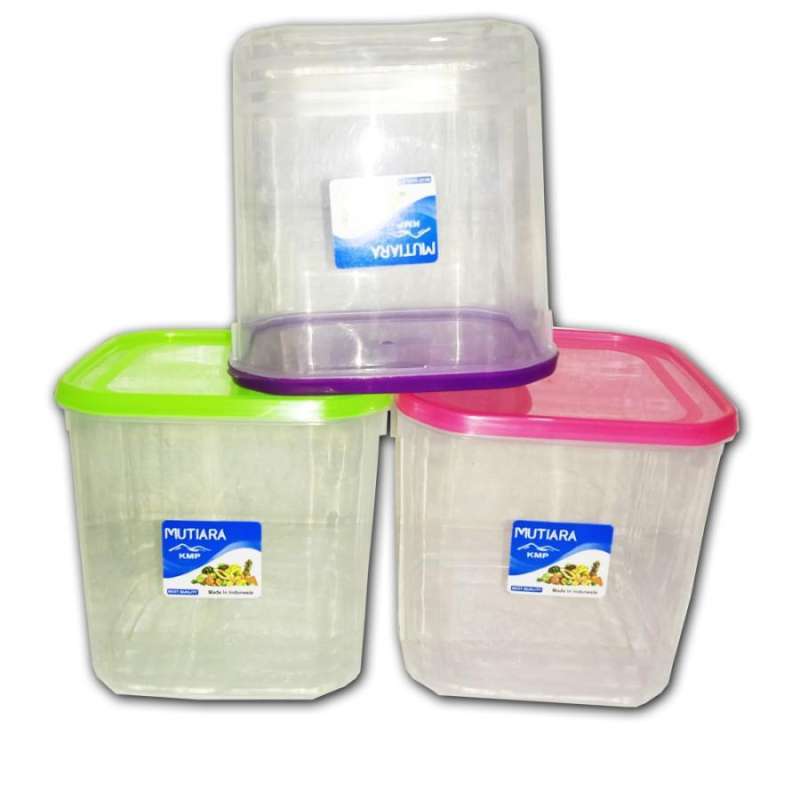 Jual toples plastik segi 1kg/square sealware/kotak/bekal di Seller Dua ...