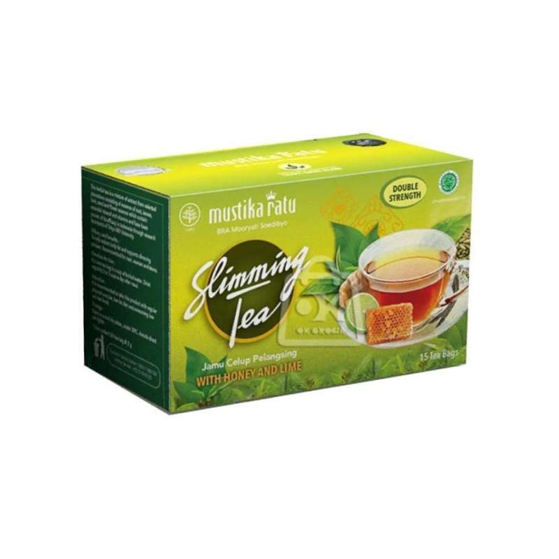 Jual Teh Hijau Mustika Ratu Slimming Tea Honey Lime/ Teh Diet (15bags ...