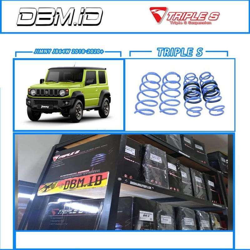 Jual Per TS Lowering Kit Triple S Jimny JB64W 2018-2020+ di Seller CV DBM - Pucang Sewu, Kota ...