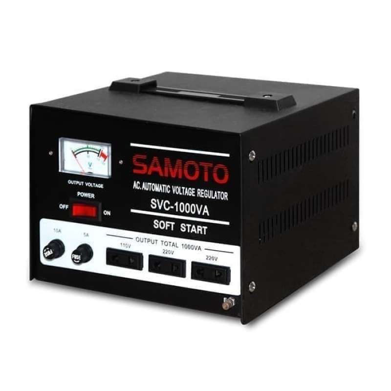 Jual no brand Stabilizer Samoto 1000 Va Stabiliser Stavolt Listrik SMT ...