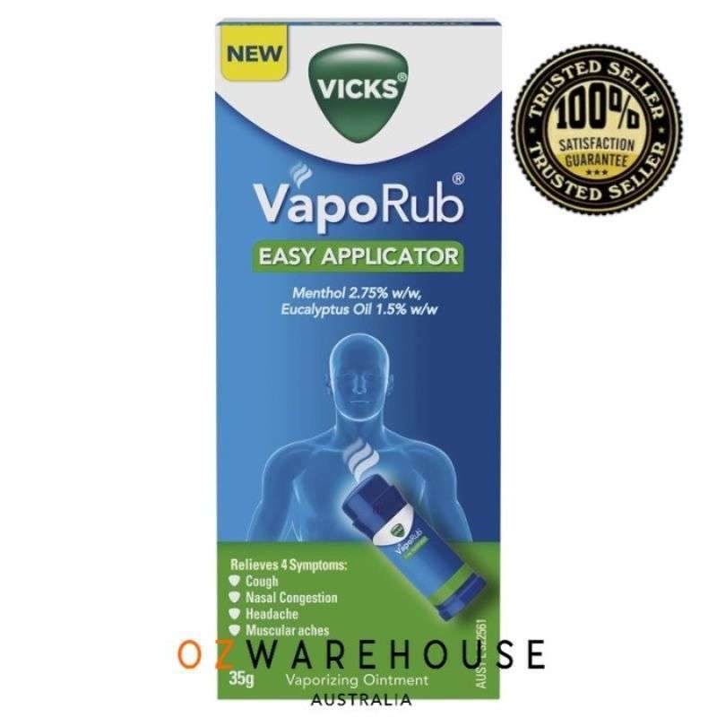 Jual Aus Vicks Vaporub Easy Applicator Vaporising Ointment 35g Di ...