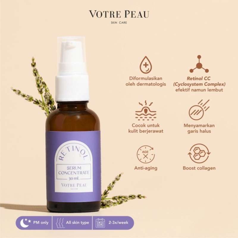 Jual Votre peau retinol serum concentrate 30ml di Seller All in ...