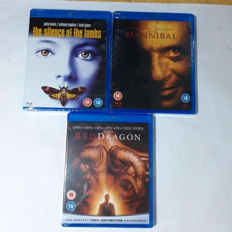 Jual Blu-ray Original Region Free Hannibal Lecter Trilogy Harga ...