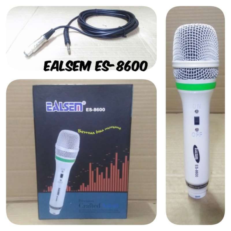 Promo MIC KABEL EALSEM ES 8600 DYNAMIC MICROPHONE Diskon 28% di Seller ...