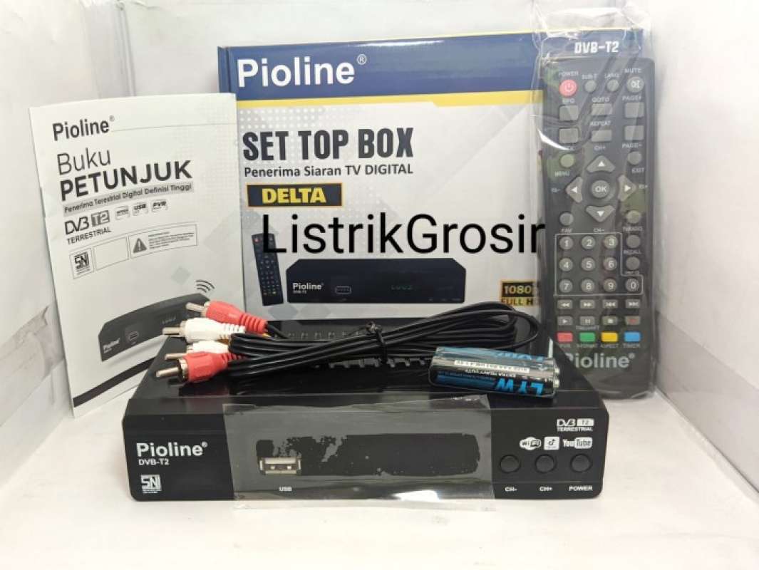 Jual Pioline Delta Set Top Box Pioline Full Hd Dvb T2 Digital Receiver Tv - Bonus Hdmi Di Seller ...