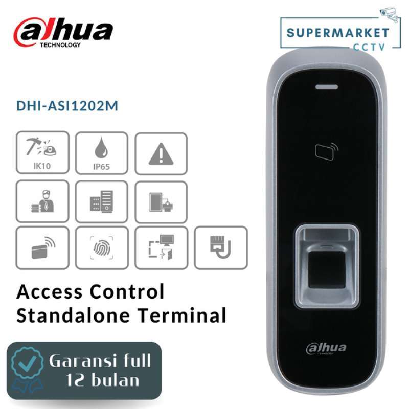 Jual Access Control Standalone Terminal Dahua Dhi-asi1202m Akses ...
