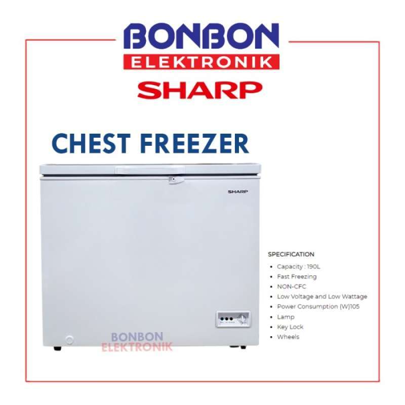 Jual Sharp Chest Freezer 200L FRV-210X / FRV210X / FRV 210 X di Seller MoroBuy Market - Kapuk ...