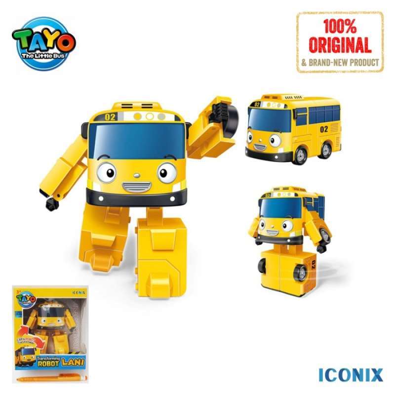 Promo Iconix Tayo The Little Bus Transforming Bus Lani Tyx121011 Korean ...