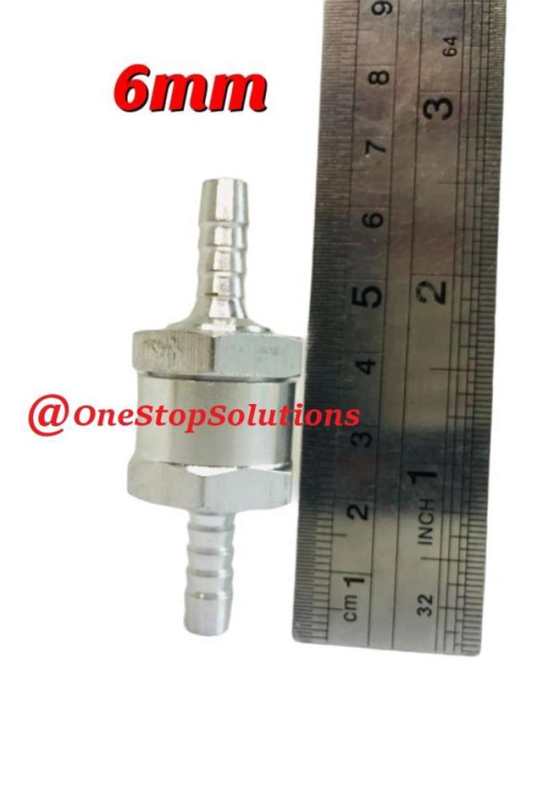 Promo KATUP CHECK VALVE SATU ARAH BAHAN ALUMINIUM ALLOY UNTUK BENSIN ...