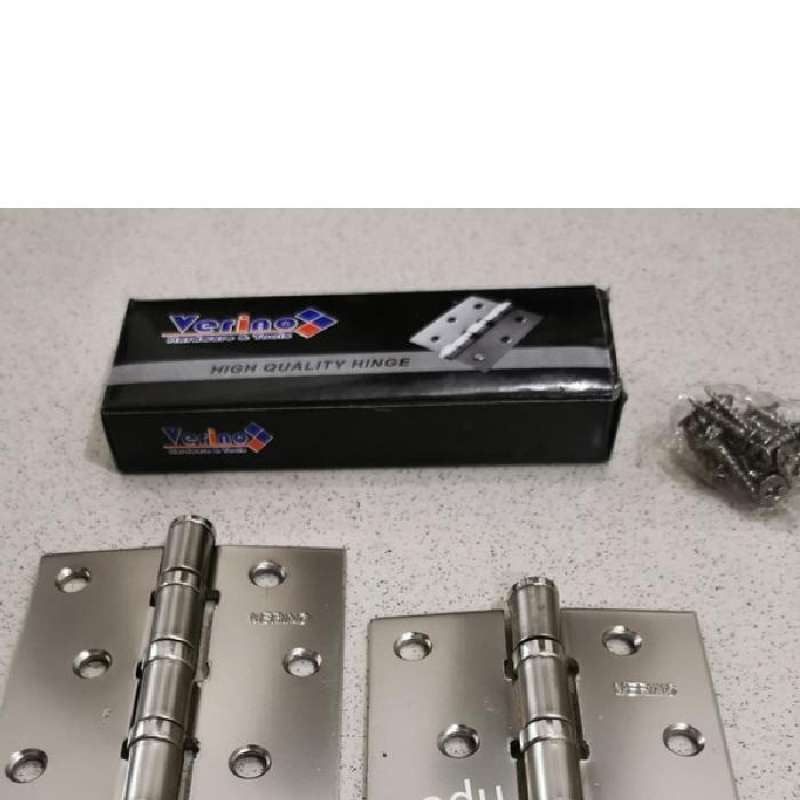 Jual Engsel Pintu 4 High Quality / Engsel Pintu Rumah 4 Inch Silver Di ...