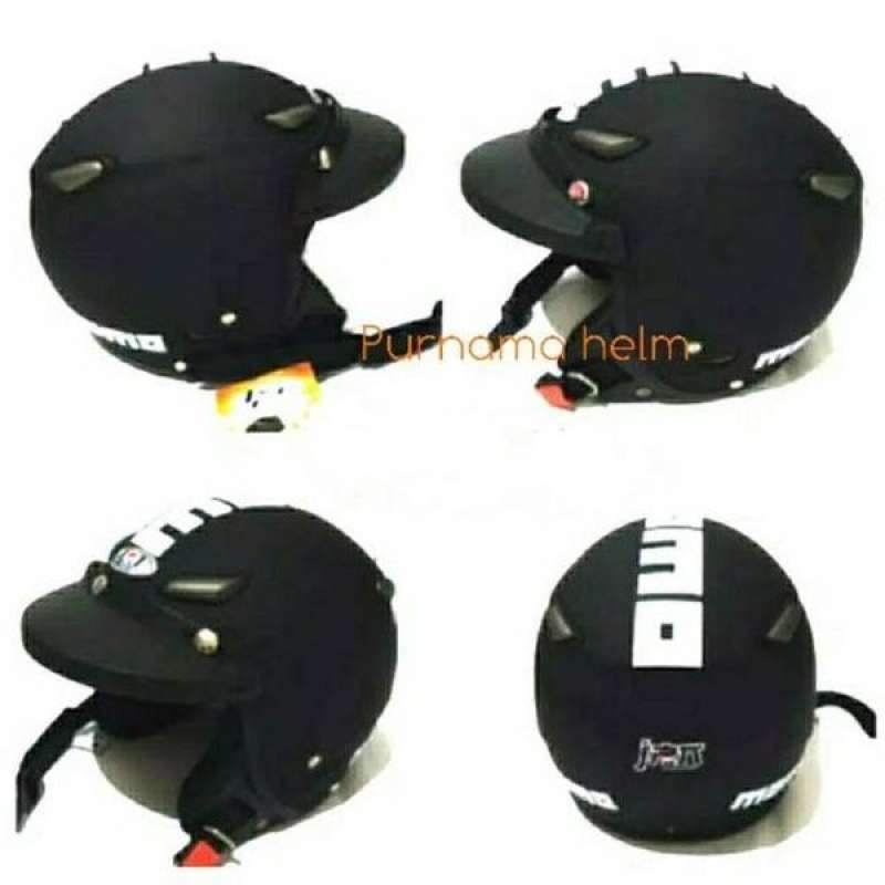 Jual Helm Retro Sni Momo Warna Hitam Dof Free Path Di Seller Purnama ...