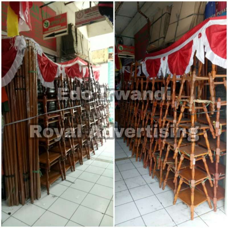 Promo Tiang Bendera Ruangan Tiang Pataka Lobang 1 Ready Stock ...