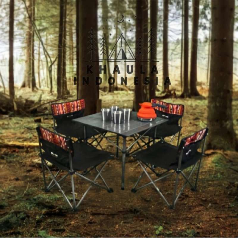 Promo meja kursi lipat camping outdoor set dhaulagiri Diskon 14% di ...