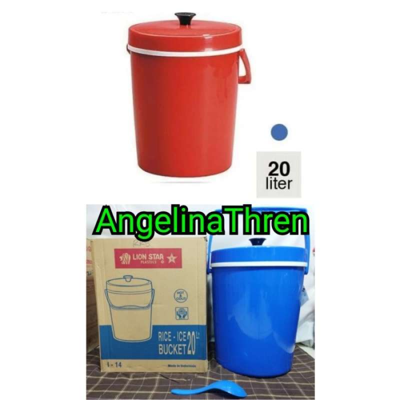 Jual Rice Bucket 20 Liter I-14 Lionstar - Termos Nasi 20L premium di Seller ANGELINATHREN - Kab ...