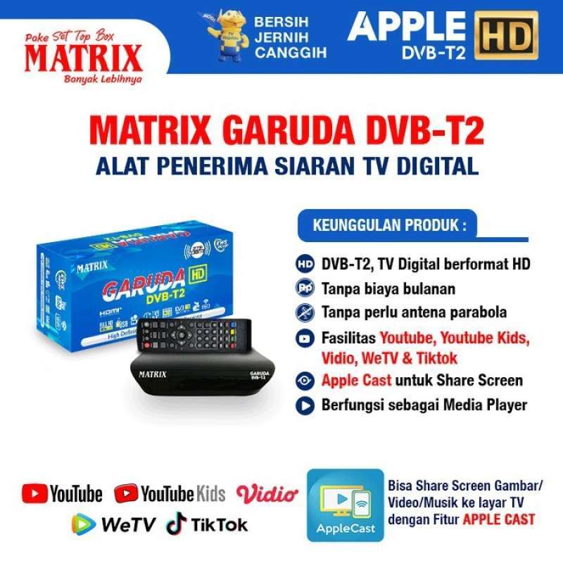 Jual Stb Garuda Compact Tv Digital Matrix Biru Hd Matrik Dvb T2 Premium ...