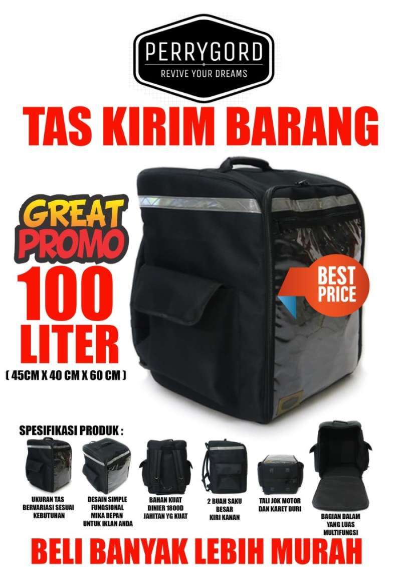 Jual Tas Delivery Box Makanan dan Minuman kapasitas 100 Liter di Seller ...