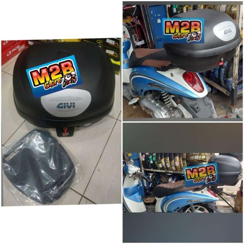 Jual Box Belakang Motor Givi E33Nx E33 Mika Putih Import Ori di Seller ...