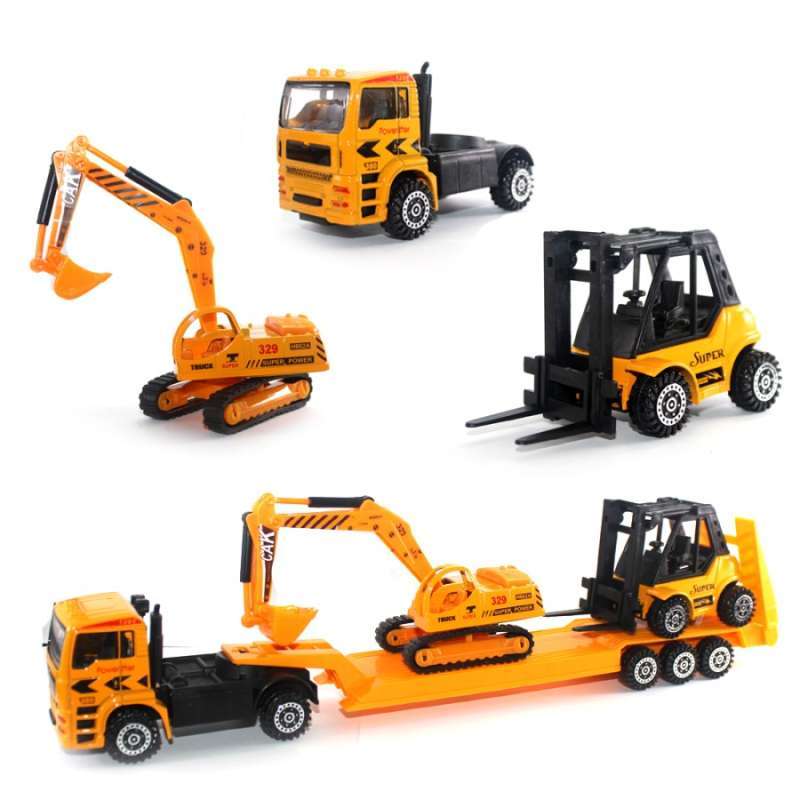 Jual Diecast Mainan Mobil Truk Konstruksi Besi Di Seller Enandemshop ...
