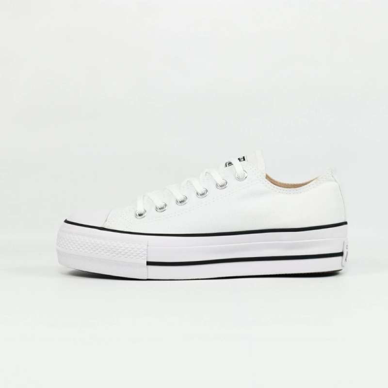 Promo SEPATU CONVERSE CHUCK TAYLOR ALL STAR LIFT OX LOW WHITE ORIGINAL BNIB FULL TAG BARCODE ...