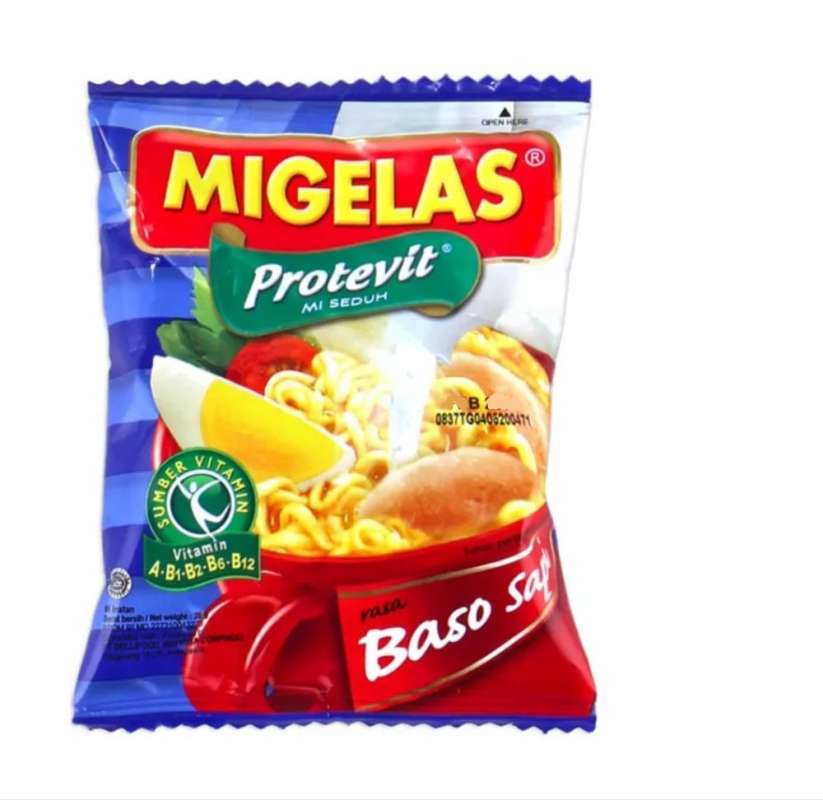 Promo Migelas Baso Sapi Mi Instan [28 gr] Diskon 5% di Seller Sari Limo ...