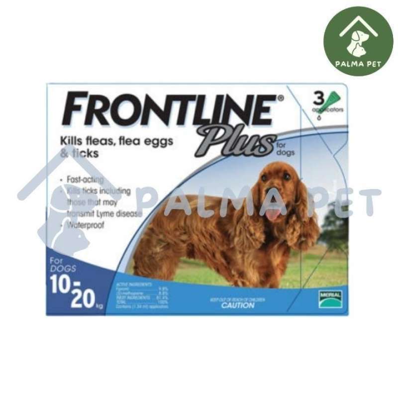Jual FrontLine Plus Dog M (1.34 ml) / Obat Kutu Tetes Anjing (10-20 Kg ...