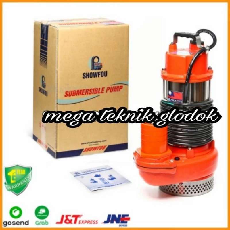 Jual Pompa Celup Showfou SF.332 3Hp 3Phase Submersible Pump Showfou di ...