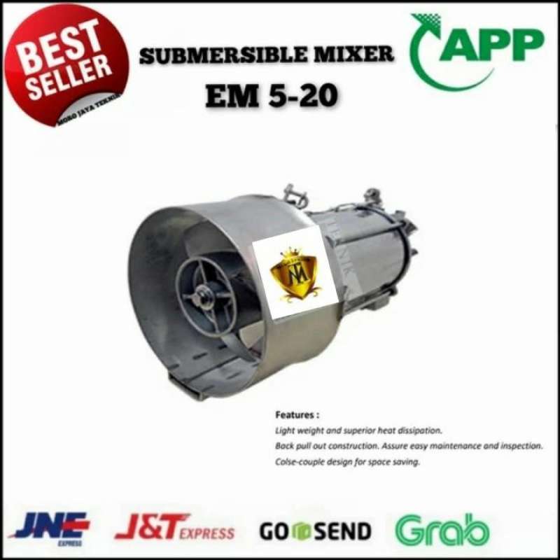 Jual Submersible Mixer App Pump EM 5-20 1,5kw Pompa Pengolahan Air ...