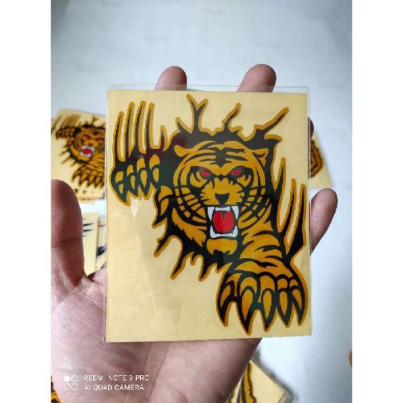 Promo Sticker Cutting Binatang Harimau Kepala Macan Burung Motor Mobil ...