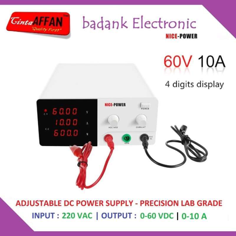 Jual [600W] Adjustable DC Power Supply 0-60V 0-10A Switching Precision ...