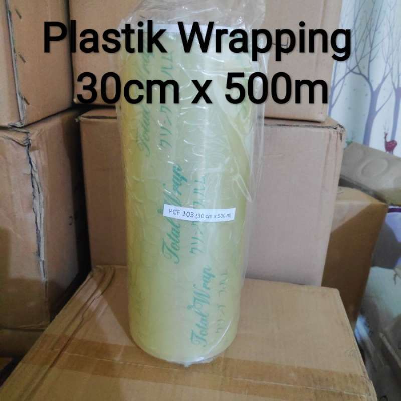Promo Total Wrap Uk 30cm X 500 Meter, Plastik Wrapping, Pembungkus ...