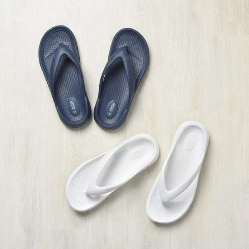 Jual Ataru Ukuran 37 Sandal Jepit Wanita Thick Flip Flop - Putih Di ...