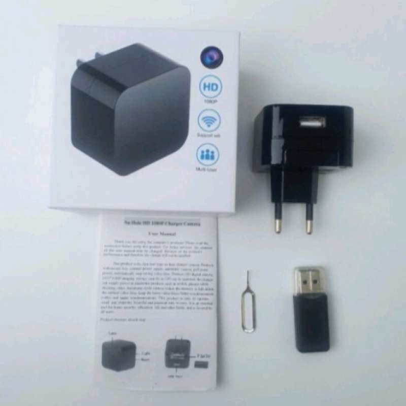 Jual Spy Camera Usb Chrger Adaptor Hd 1080p/spy Cam Di Seller ...
