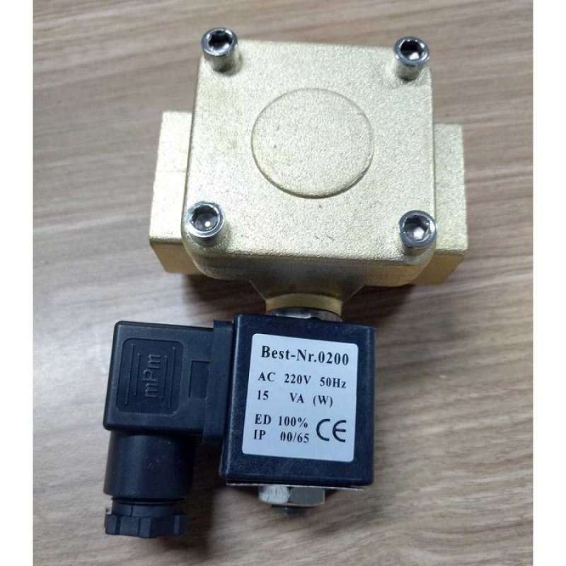 Jual Selenoid Water Elektrik Valve Keran Otomatis Aliran Air Gas Dan ...