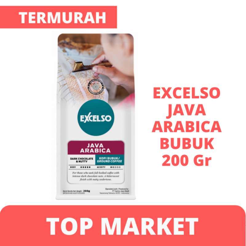 Promo Excelso Java Arabica Ground Bubuk Kopi [200 gram] Diskon 6% di ...