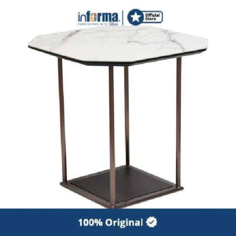 Jual Informa - Informa Edea Meja Sisi - Putih di Seller Benzavier_Shop ...
