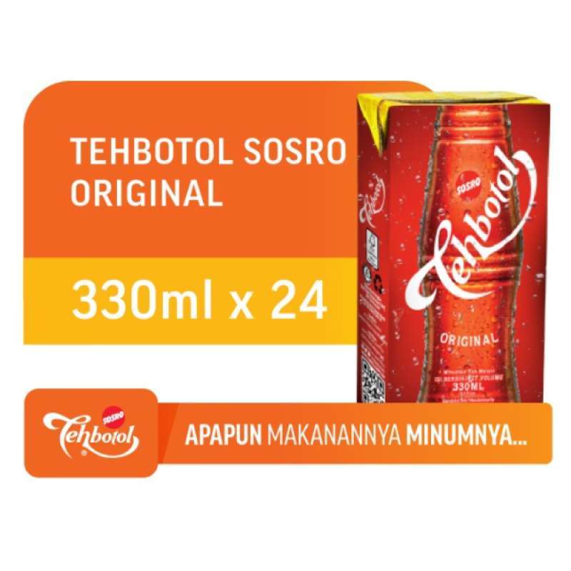 Jual Teh Botol Sosro Kotak Original 330 Ml [1 Dus Isi 24 Pcs] - Ready ...