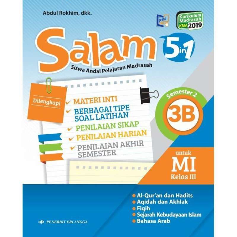 Jual Buku SALAM 3B untuk MI kelas 3 Edisi KMA 2019. Madrasah ibtidaiyah di Seller LUSSAN BOOK ...