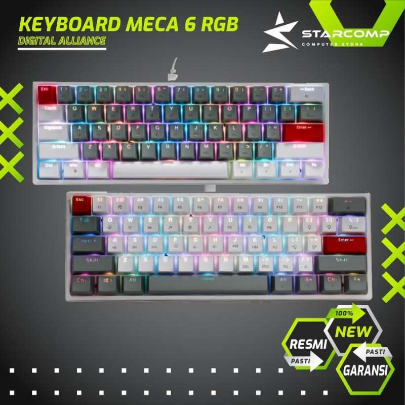 Jual Keyboard Gaming Digital Alliance Meca 6 RGB di Seller Starcomp ...